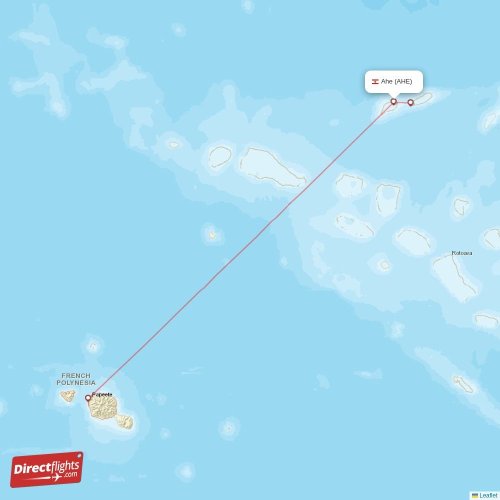 Direct flights from Ahe - 2 destinations - AHE, French Polynesia ...