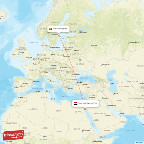 Direct flights from Stockholm to Sharm el Sheikh, ARN to SSH non-stop ...