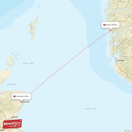 Direct flights from Bergen to Aberdeen, BGO to ABZ non-stop ...