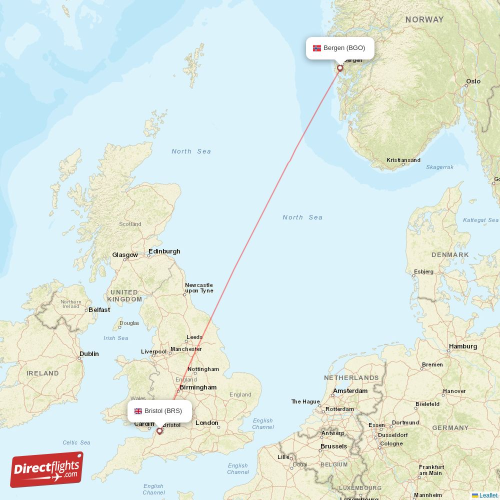 Direct flights from Bergen to Bristol, BGO to BRS non-stop ...