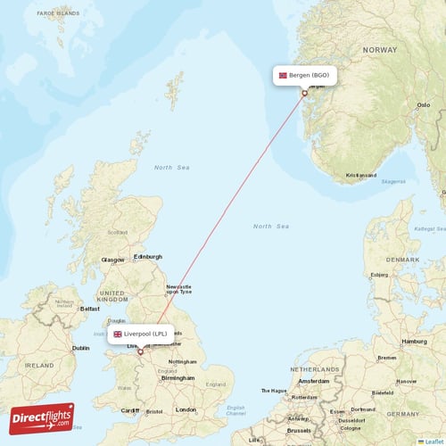 Direct flights from Bergen to Liverpool, BGO to LPL non-stop ...