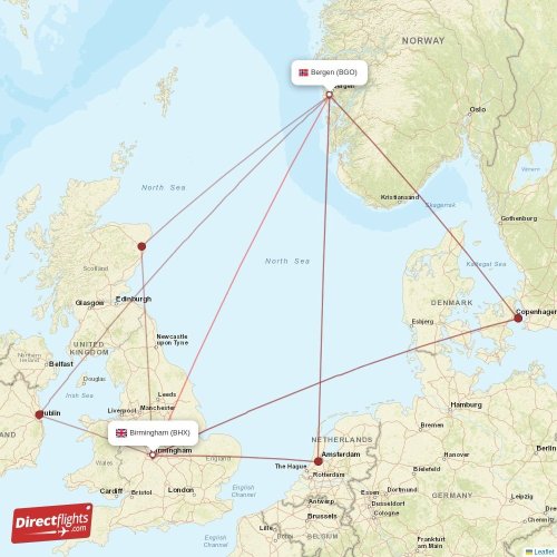 Direct flights from Birmingham to Bergen, BHX to BGO non-stop ...