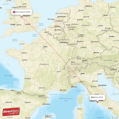 Direct flights from Birmingham to Rome, BHX to FCO non-stop ...