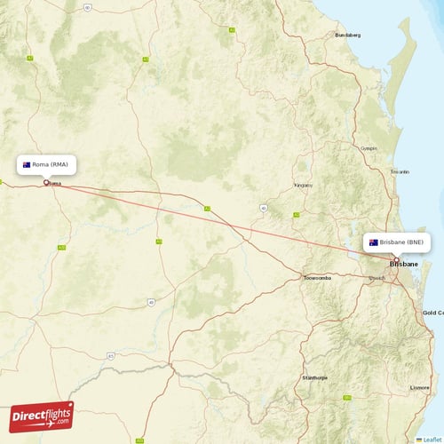 Direct flights from Brisbane to Roma, BNE to RMA non-stop ...