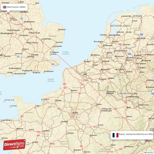 Direct flights from Basel, Switzerland/Mulhouse to Manchester, BSL to ...