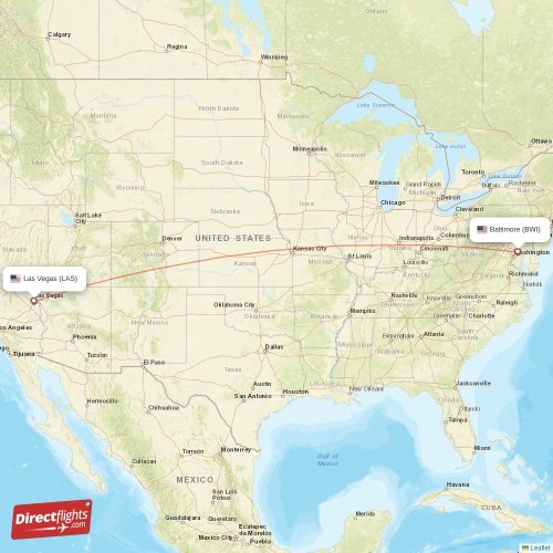Direct flights from Baltimore to Las Vegas, BWI to LAS non-stop ...