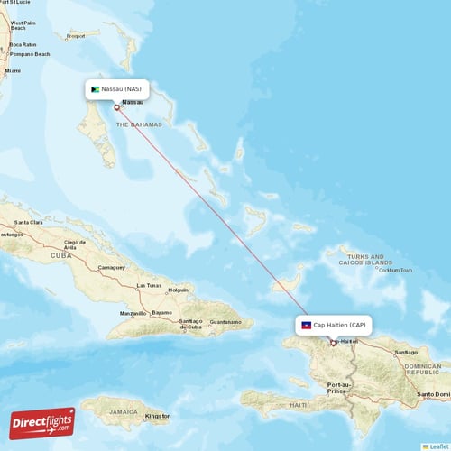 Direct flights from Cap Haitien to Nassau, CAP to NAS non-stop ...