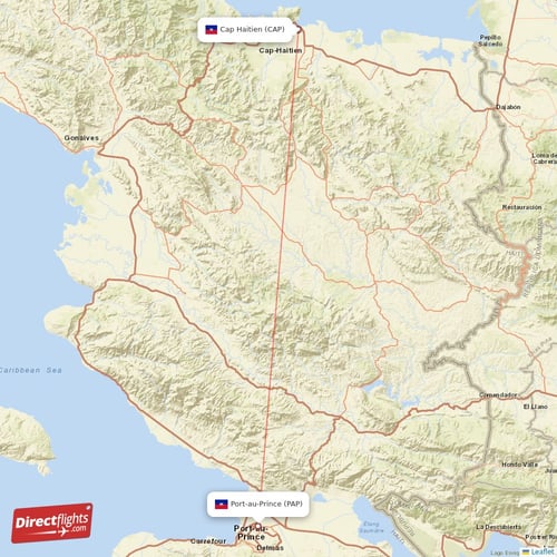 Direct flights from Cap Haitien to Port-au-Prince, CAP to PAP non-stop ...