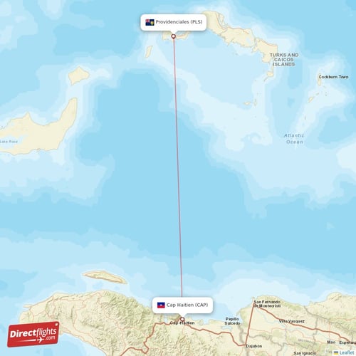 Direct flights from Cap Haitien to Providenciales, CAP to PLS non-stop ...