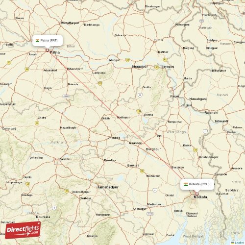 Direct flights from Kolkata to Patna (CCU-PAT) - Directflights.com