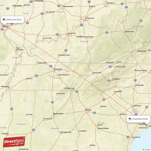 Direct flights from Charleston to Saint Louis (CHS-STL) - Directflights.com