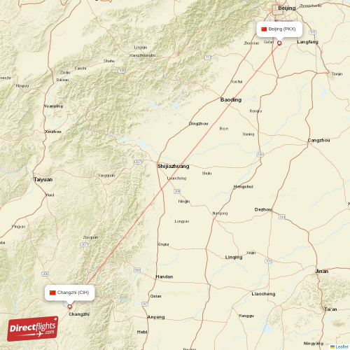 Direct flights from Changzhi to Beijing (CIH-PKX) - Directflights.com
