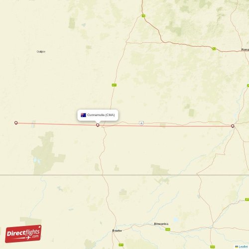Direct flights to Cunnamulla - CMA, Australia - Directflights.com