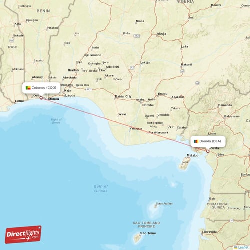 Direct flights from Cotonou to Douala, COO to DLA non-stop - Directflights.com