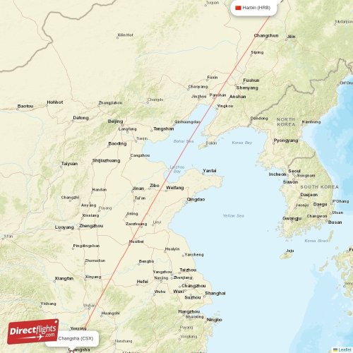 Direct flights from Changsha to Harbin, CSX to HRB non-stop ...