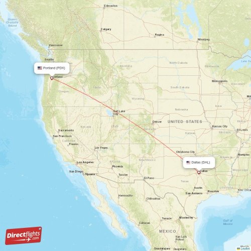 Direct flights from Dallas to Portland (DFW-PDX) - Directflights.com