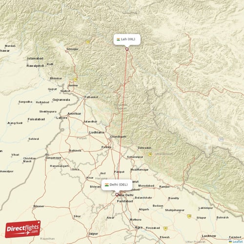 Direct flights from Delhi to Ahmedabad, DEL to AMD non-stop - Directflights.com