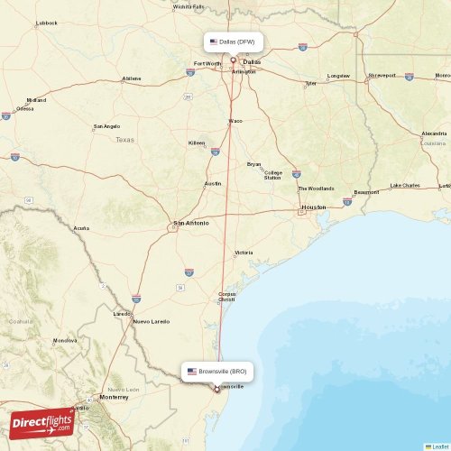 Direct flights from Dallas to Brownsville, DFW to BRO non-stop ...