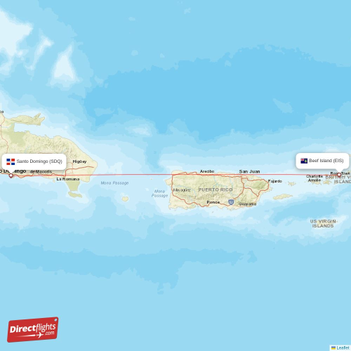 Direct flights from Antigua to Santo Domingo, ANU to SDQ non-stop ...