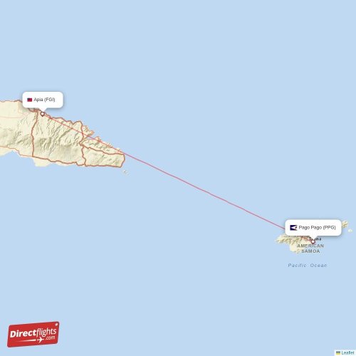 Direct flights from Apia - 4 destinations - APW, Samoa - Directflights.com