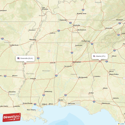 Direct flights from Greenville to Atlanta (GLH-ATL) - Directflights.com