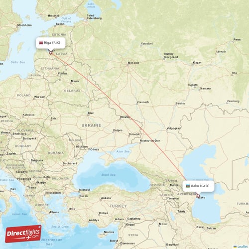 Direct flights from Baku to Riga, GYD to RIX non-stop - Directflights.com Direct flights from Baku to Riga, GYD to RIX non-stop - Directflights.com