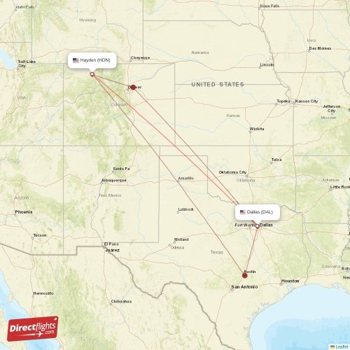 Direct flights from Hayden to Dallas (HDN-DAL) - Directflights.com