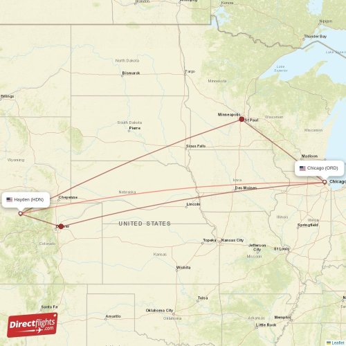 Direct flights from Hayden to Chicago, HDN to ORD non-stop ...