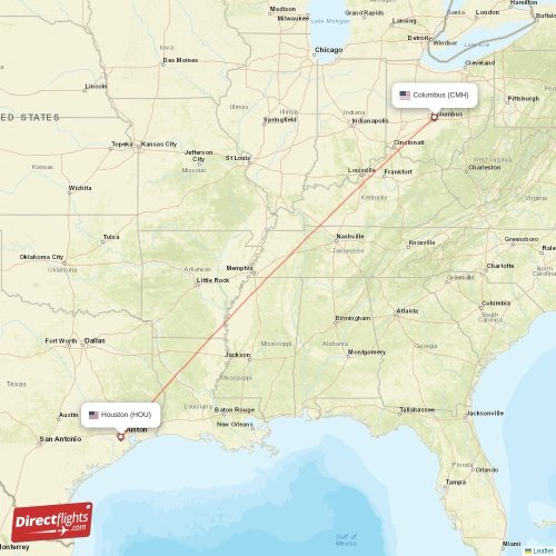 Direct flights from Houston to Columbus, HOU to CMH non-stop ...