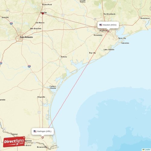 Direct flights from Harlingen to Houston (HRL-HOU) - Directflights.com