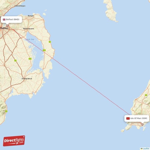 Direct flights from Isle Of Man to Belfast (IOM-BHD) - Directflights.com