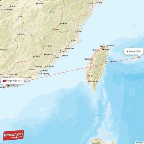 Direct flights from Ishigaki to Hong Kong, ISG to HKG non-stop ...
