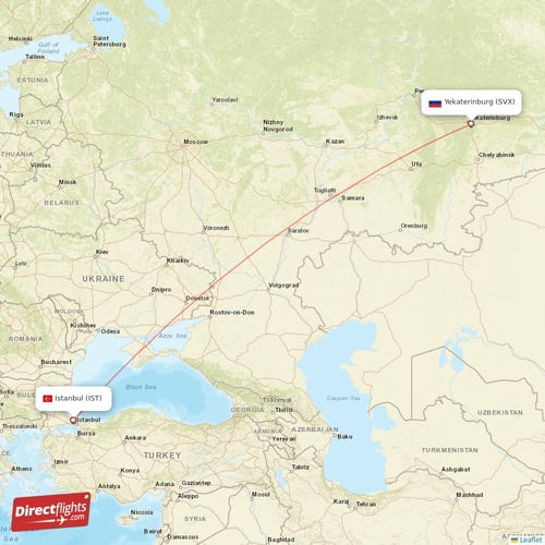 Direct flights from Istanbul to Moscow, IST to SVO non-stop ...
