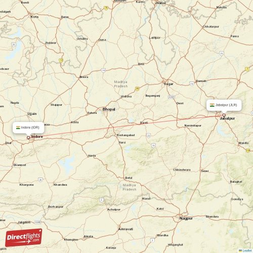 Direct flights from Jabalpur to Indore, JLR to IDR non-stop ...