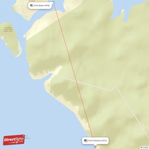 Direct flights from Point Baker to Port Protection (KPB-PPV ...