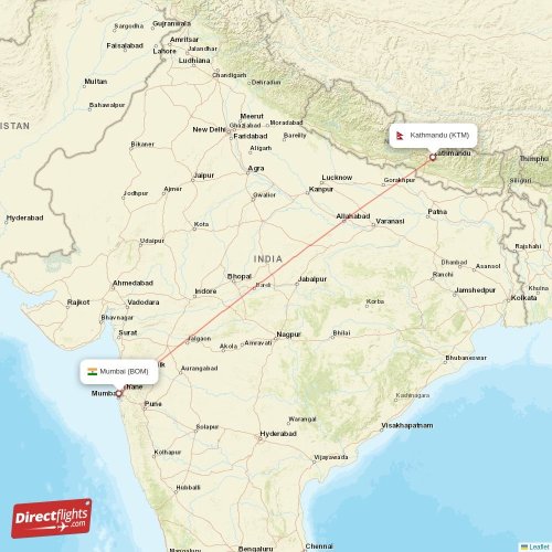 Direct flights from Kathmandu to Mumbai, KTM to BOM non-stop ...