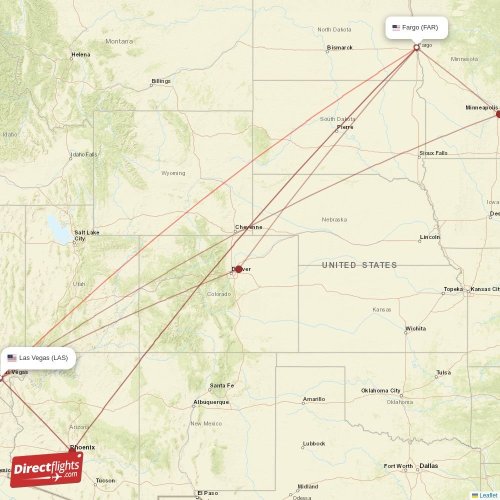 Direct Flights From Las Vegas To Fargo LAS To FAR Non stop Direct Flights From Las Vegas To Fargo LAS To FAR Non stop