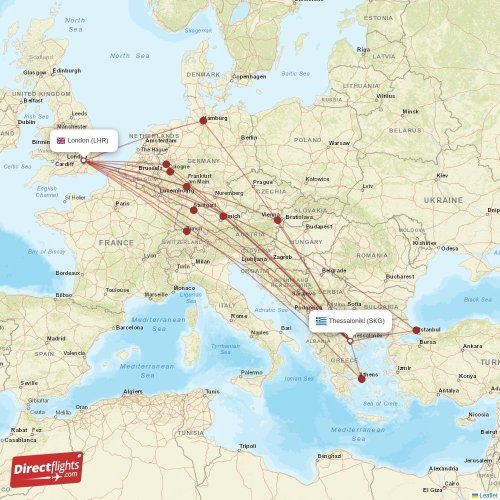 Direct flights from London to Athens (LHR-ATH) - Directflights.com