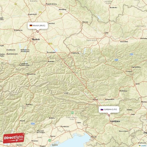 Direct flights from Ljubljana to Munich, LJU to MUC non-stop ...