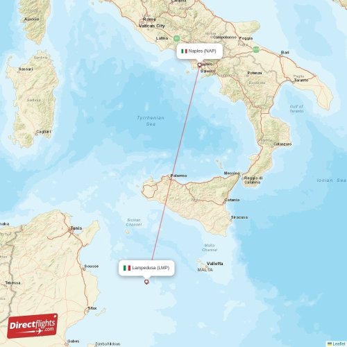 Direct flights from Lampedusa to Naples (LMP-NAP) - Directflights.com