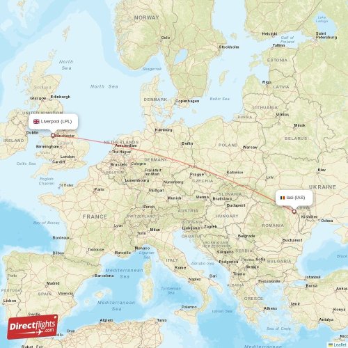 Direct flights from Liverpool to Iasi, LPL to IAS non-stop ...