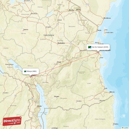 Direct flights to Zanzibar - ZNZ, United Republic of Tanzania ...