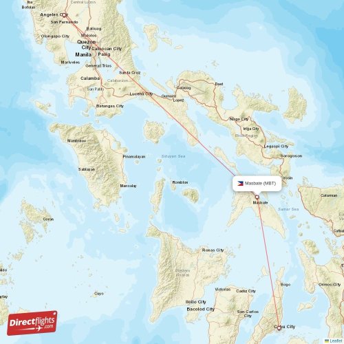 Direct flights from Masbate - 2 destinations - MBT, Philippines ...
