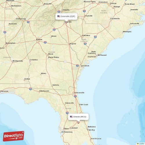 Direct flights from Orlando to Columbia, MCO to CAE non-stop ...