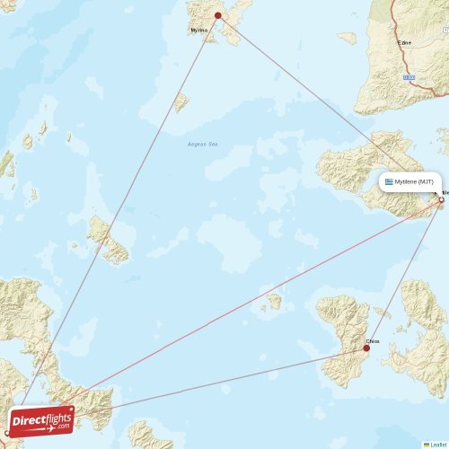 Direct flights from Mytilene to Athens (MJT-ATH) - Directflights.com