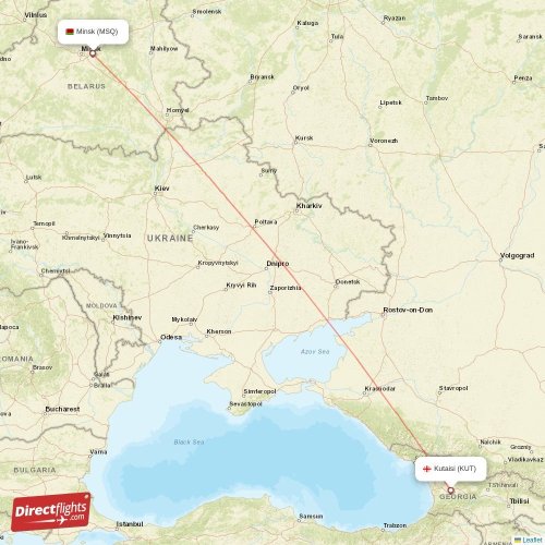 Direct flights from Minsk to Kutaisi, MSQ to KUT non-stop ...