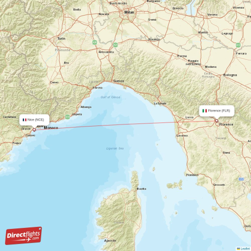 Direct flights from Nice to Florence, NCE to FLR non-stop ...