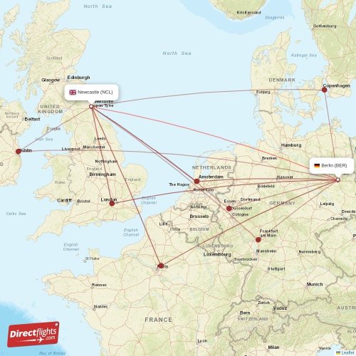 Direct flights from Newcastle to Berlin, NCL to BER non-stop ...