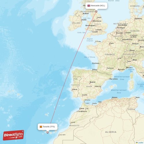 Direct flights from Newcastle to Tenerife, NCL to TFS non-stop ...