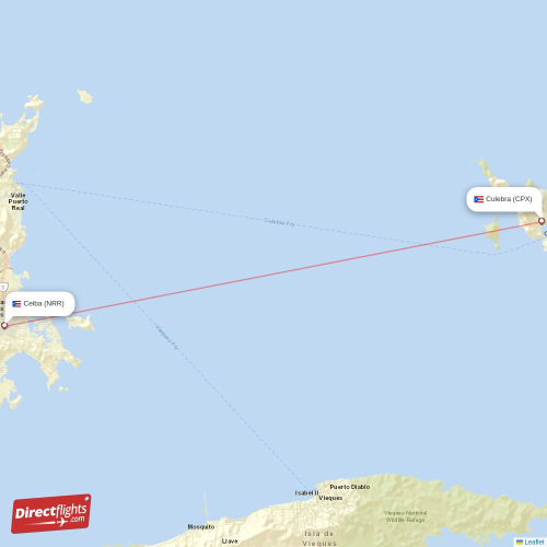 Direct flights from Aguadilla - 5 destinations - BQN, Puerto Rico ...